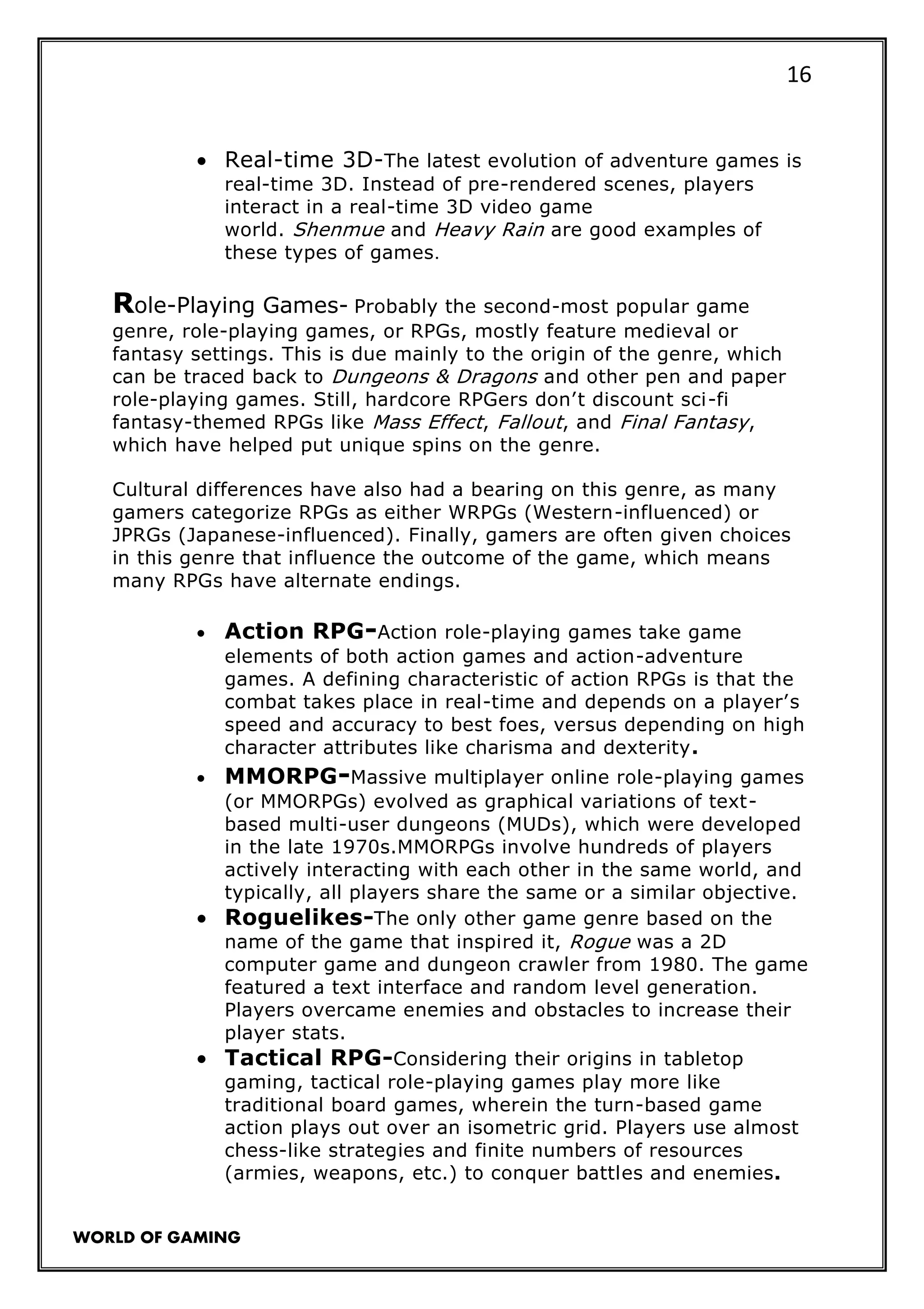 World of GAMING- The Architectural Thesis | PDF