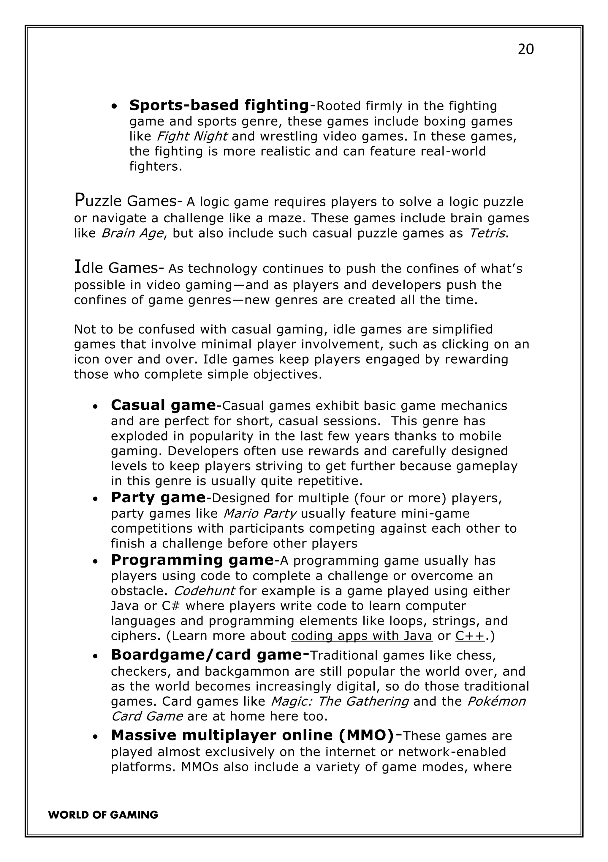 World of GAMING- The Architectural Thesis | PDF