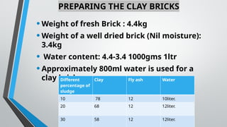 use of sludge waste as ingredient in brick | PPT