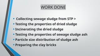 use of sludge waste as ingredient in brick | PPT