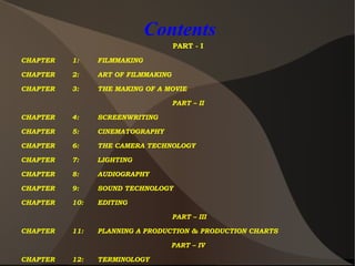 THE ART OF MOVIE MAKING | PPT | Video Production | Content Production