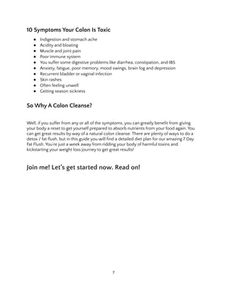 7 DAY FAT FLUSH | PDF