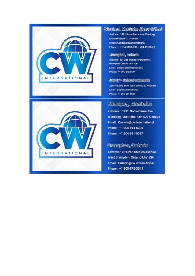 CW immigration Services in Canada | PDF