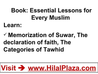 Essential Lessons for Every Muslim | PPT