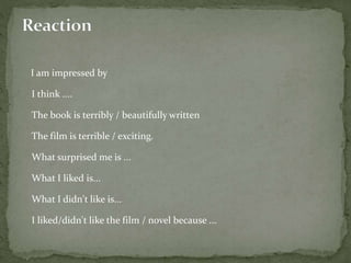 Book film review | PPT