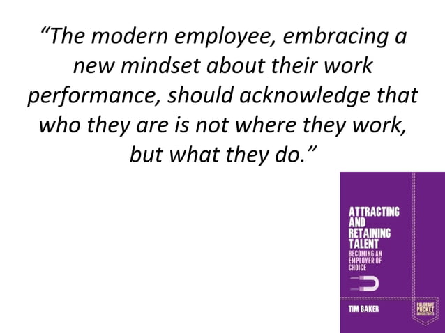 Book in-quotes series (attracting and retaining talent) | PPT