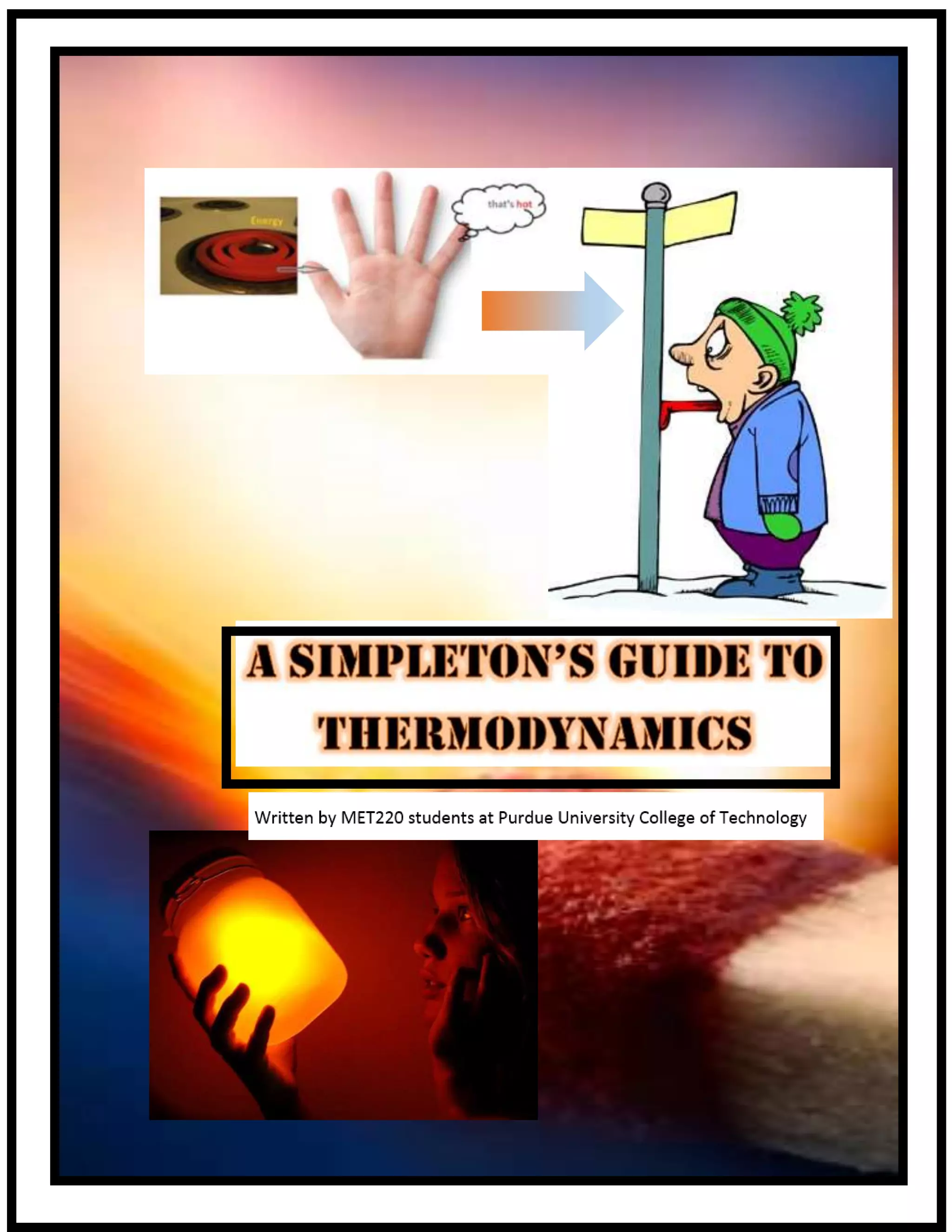 A Simpleton's Guide to Thermodynamics | DOCX