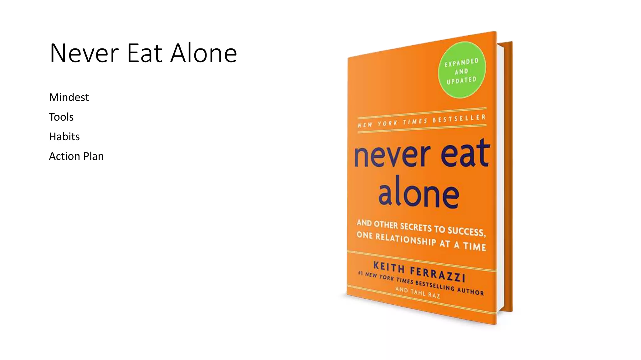 Never Eat Alone | PPTX