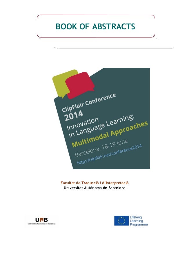 ClipFlair Conference Book of Abstracts