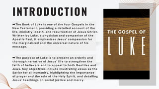 Book of Luke BIBLE REPOrting Lukas biblia | PPT