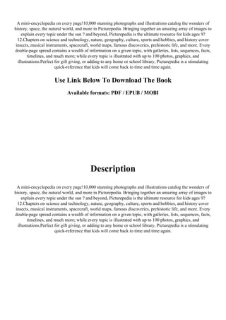 [BOOK] Picturepedia !^DOWNLOADPDF$ | PDF