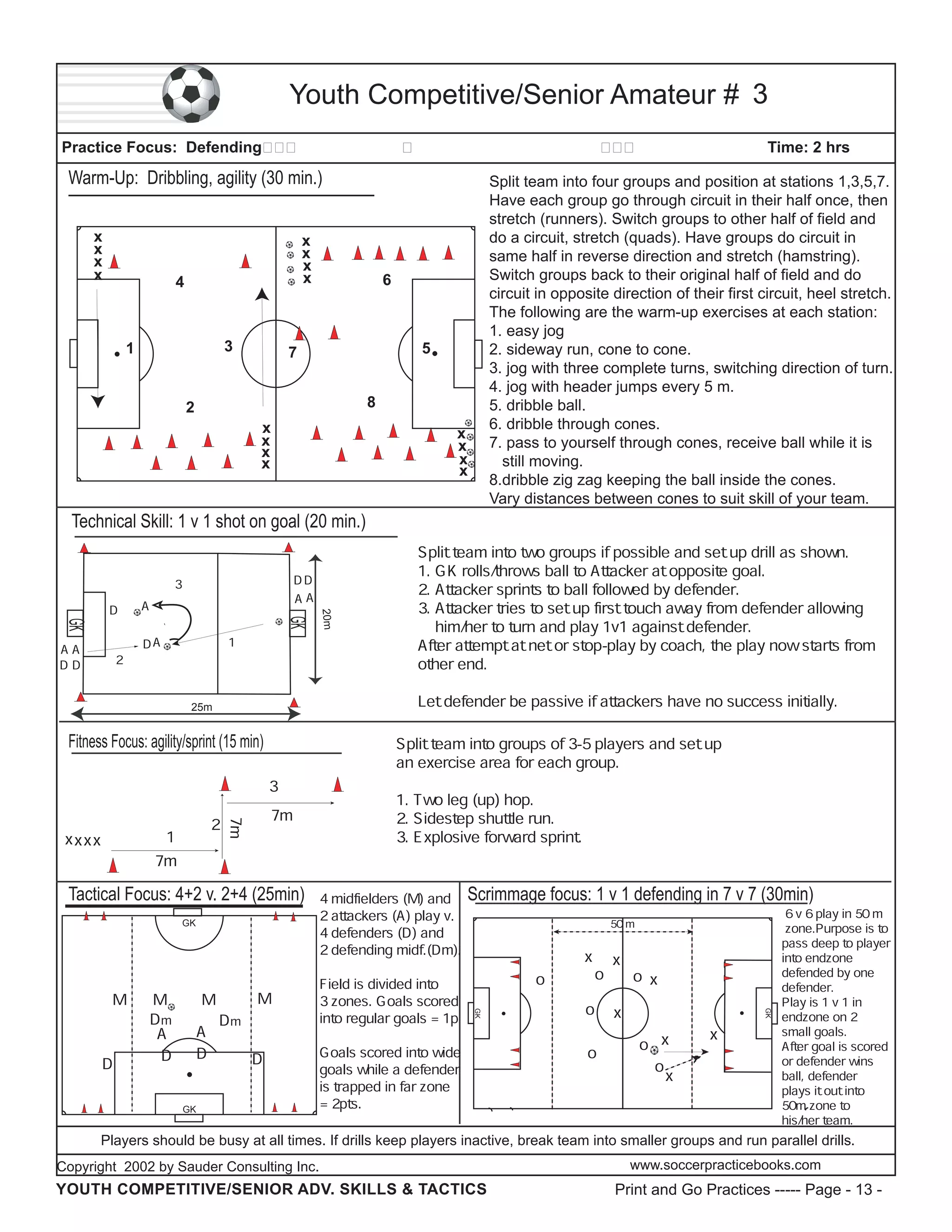 Book print & go soccer practice plans | PDF