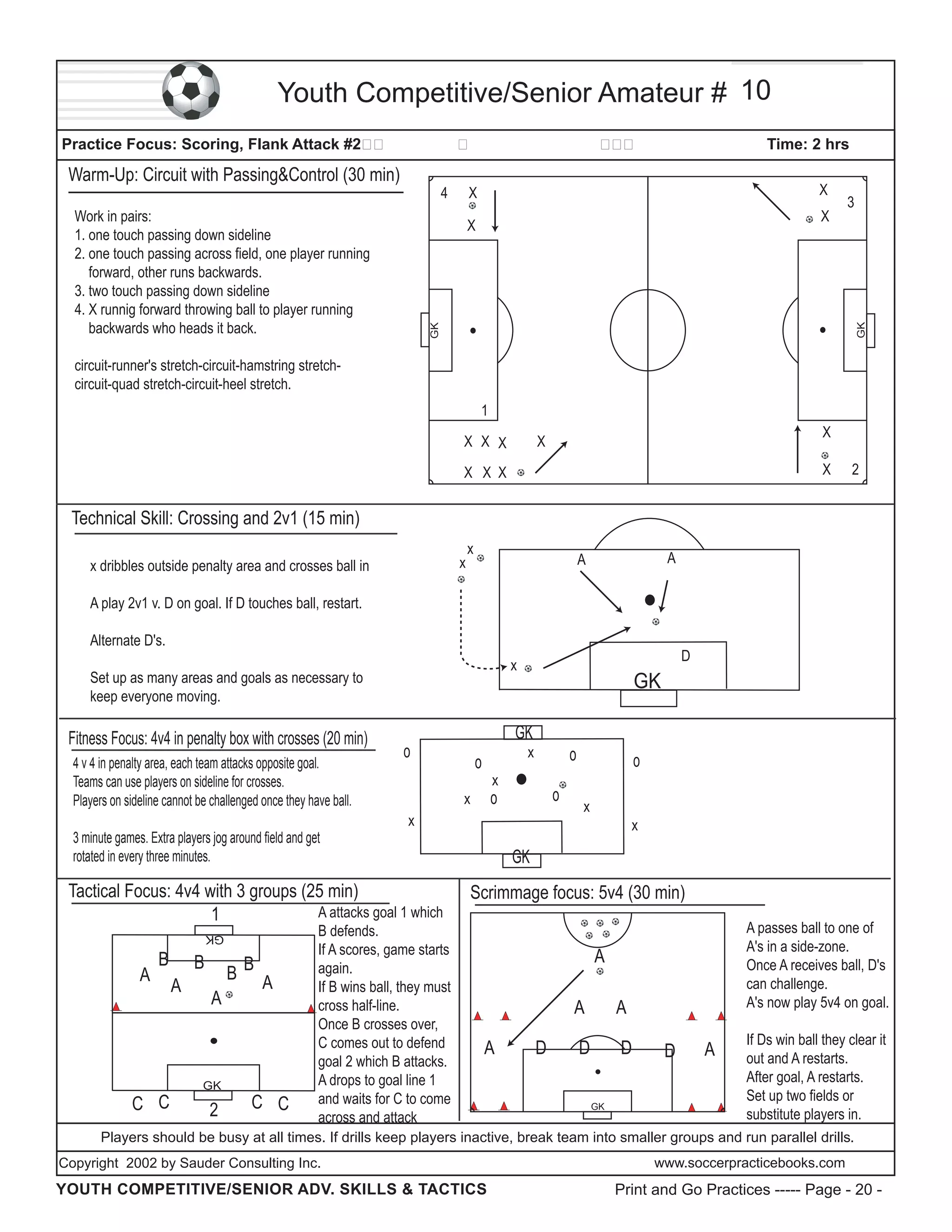 Book print & go soccer practice plans | PDF