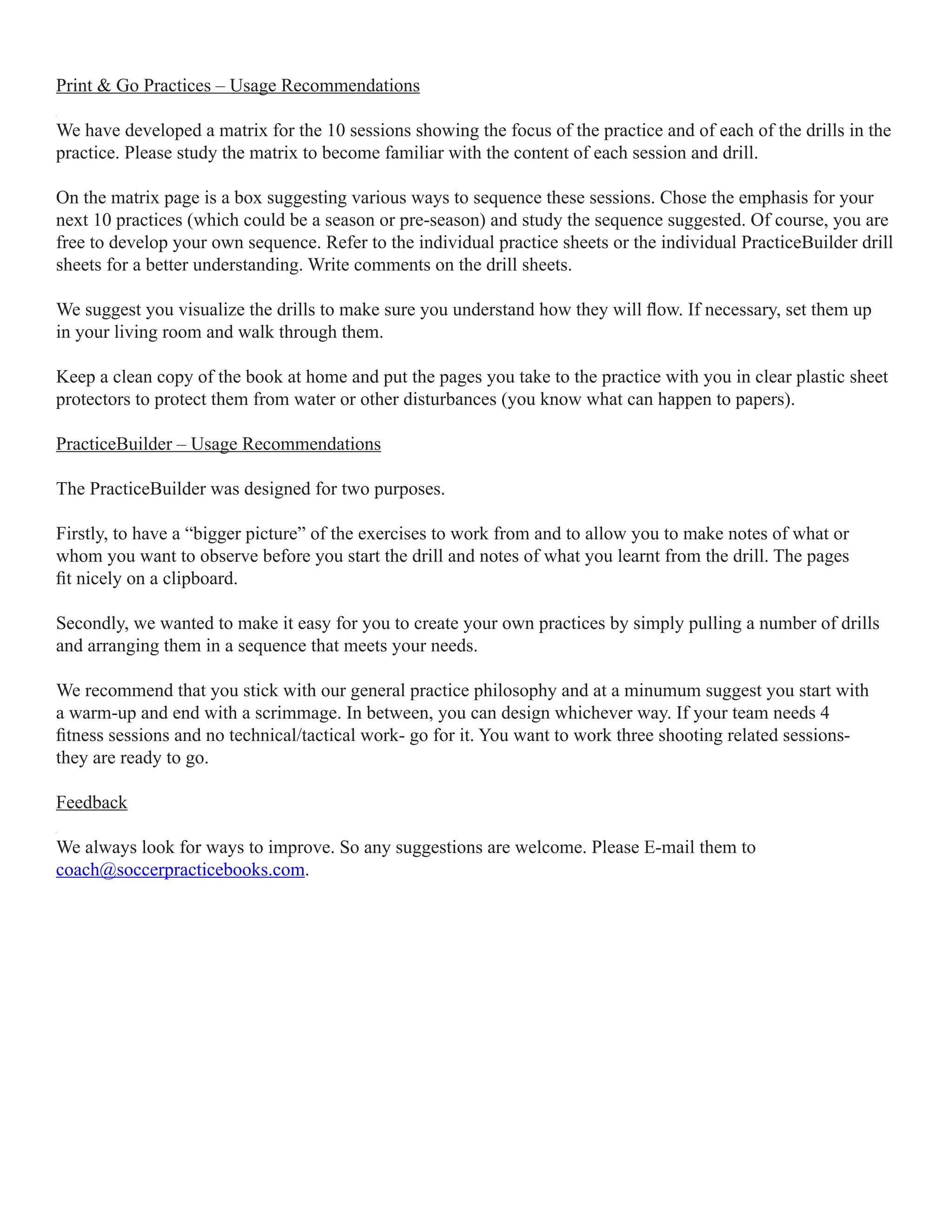 Book print & go soccer practice plans | PDF