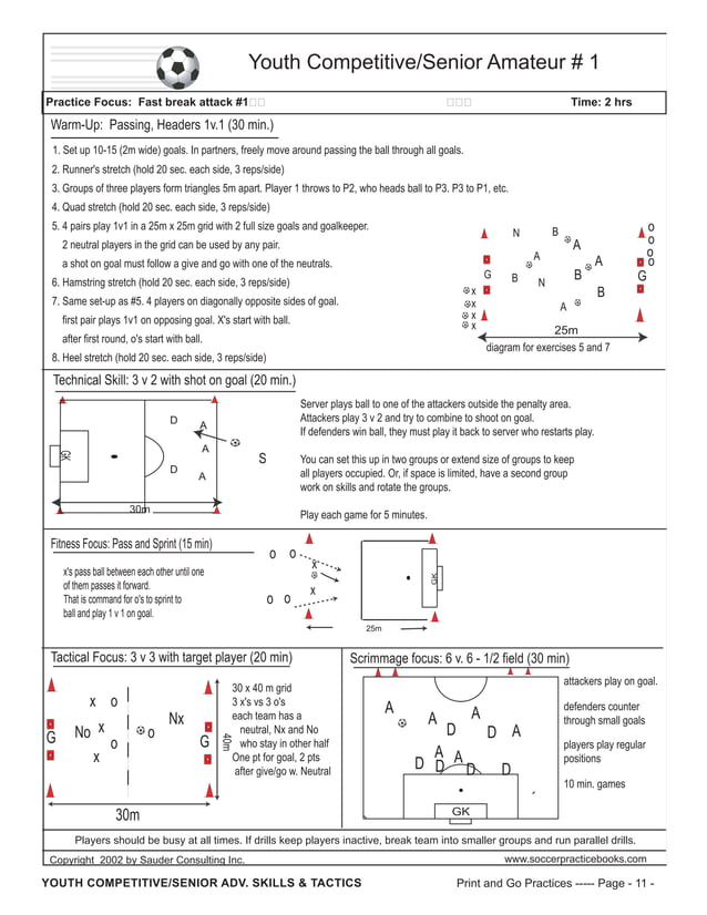 Book print & go soccer practice plans | PDF