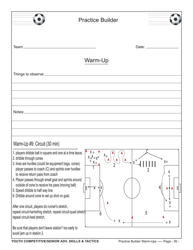 Book print & go soccer practice plans | PDF