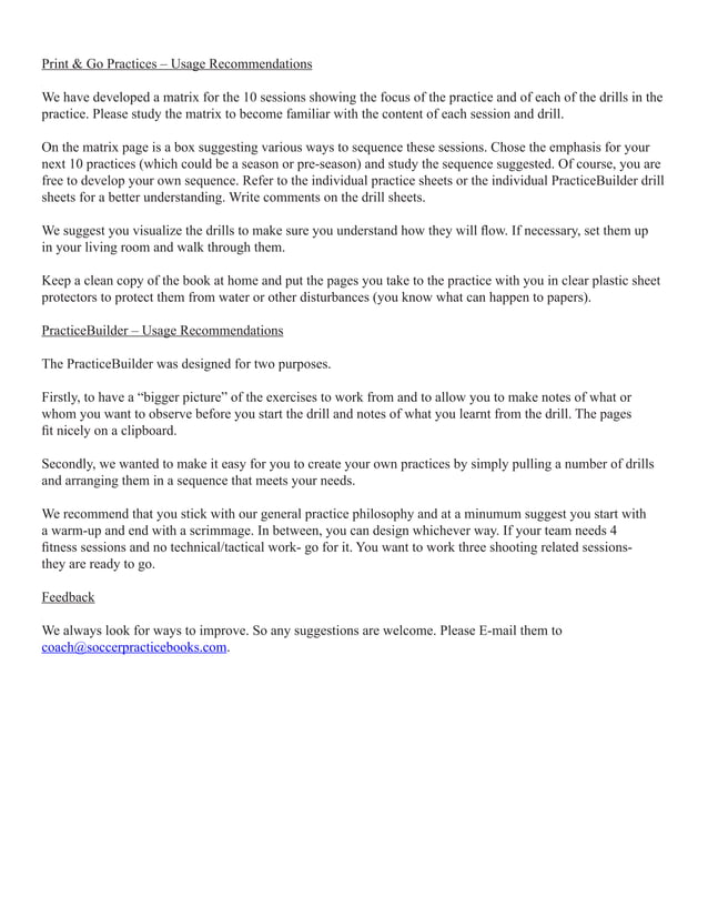 Book print & go soccer practice plans | PDF