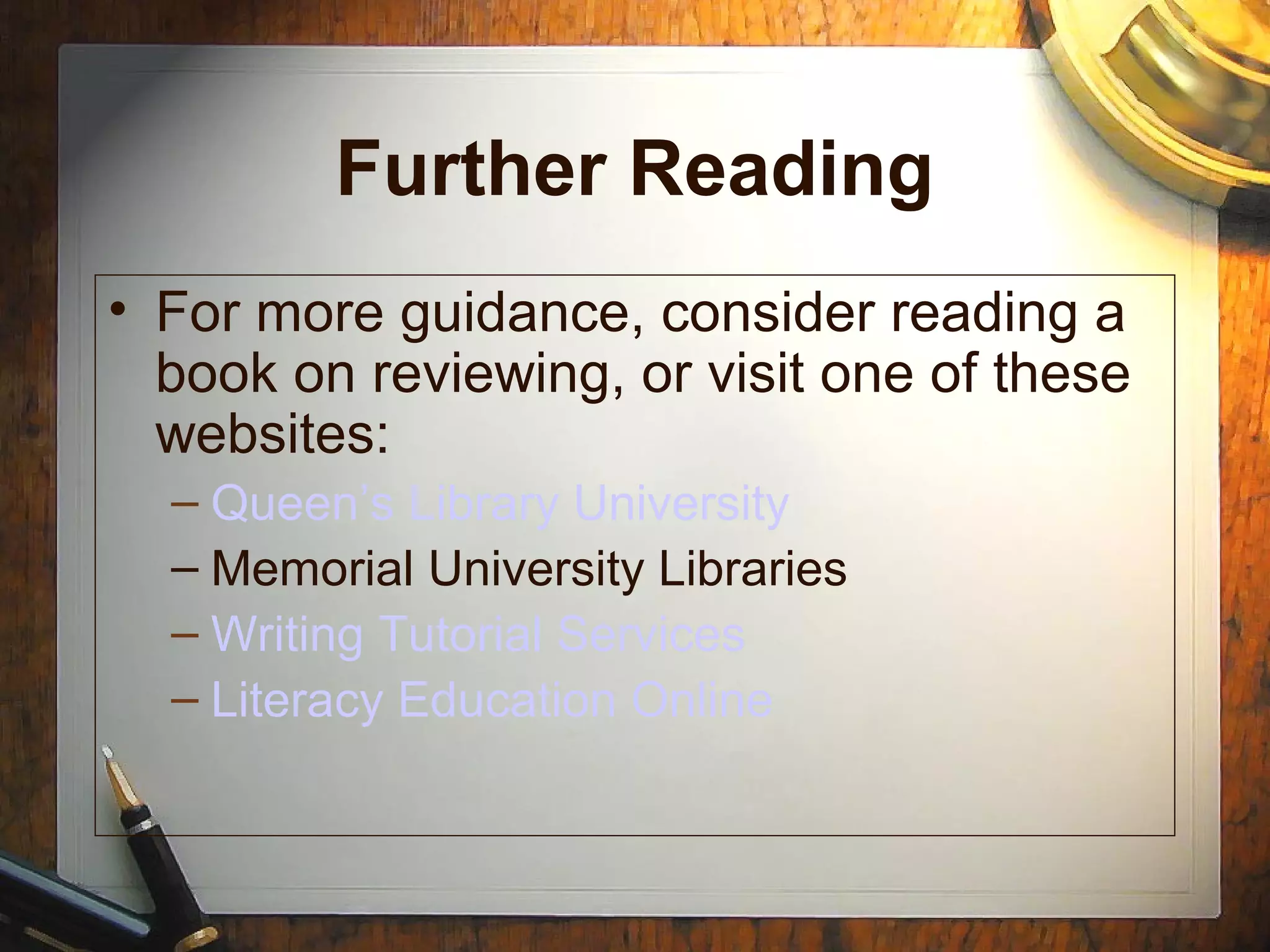 How to write a book review ? | PPT