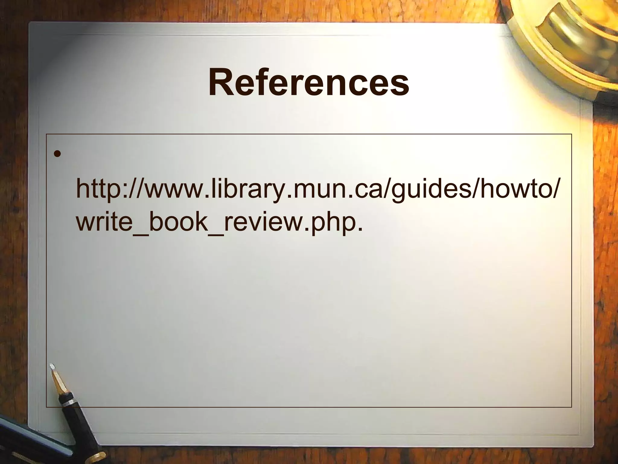 How to write a book review ? | PPT