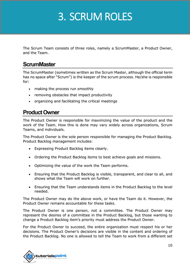 Book scrum tutorial | PDF