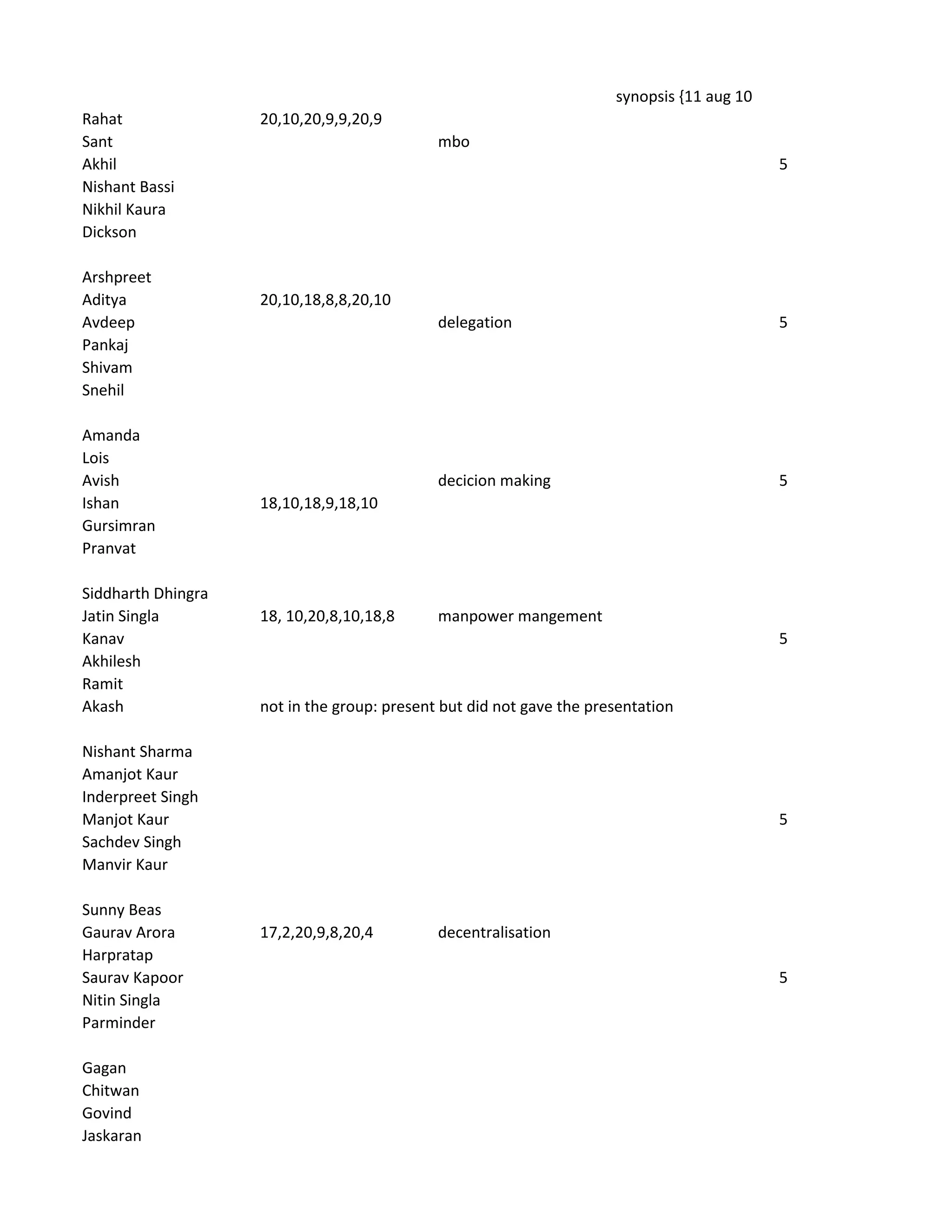 PRESENTATION EVALUATION | XLSX