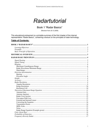 Radar | PDF | Physics | Science