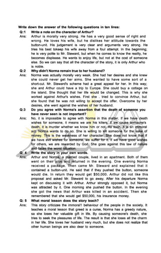 Button, Button by Richard Matheson | PDF