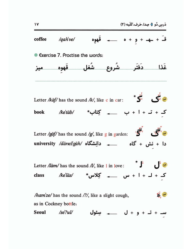 Persian A1- Book1 lesson 2 | PDF