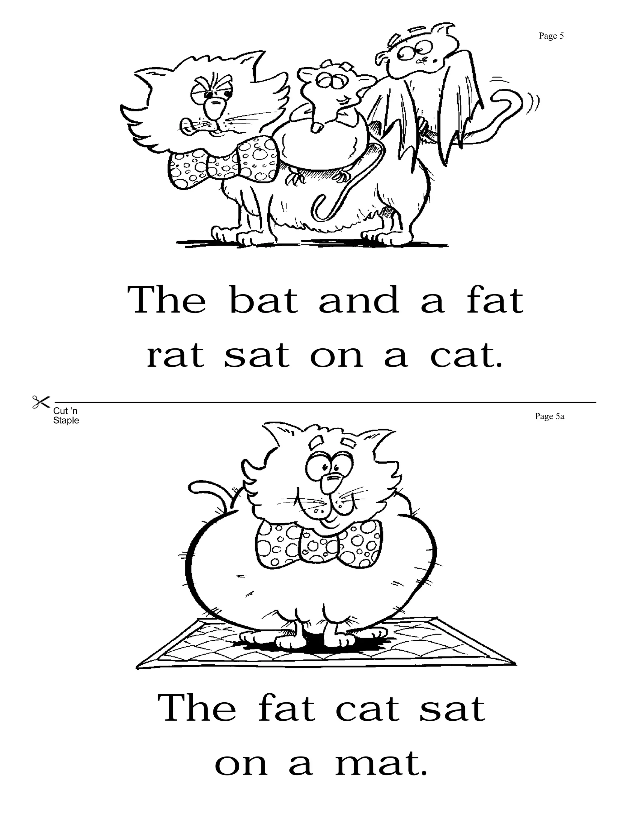 Book1 the cat on the mat | PDF