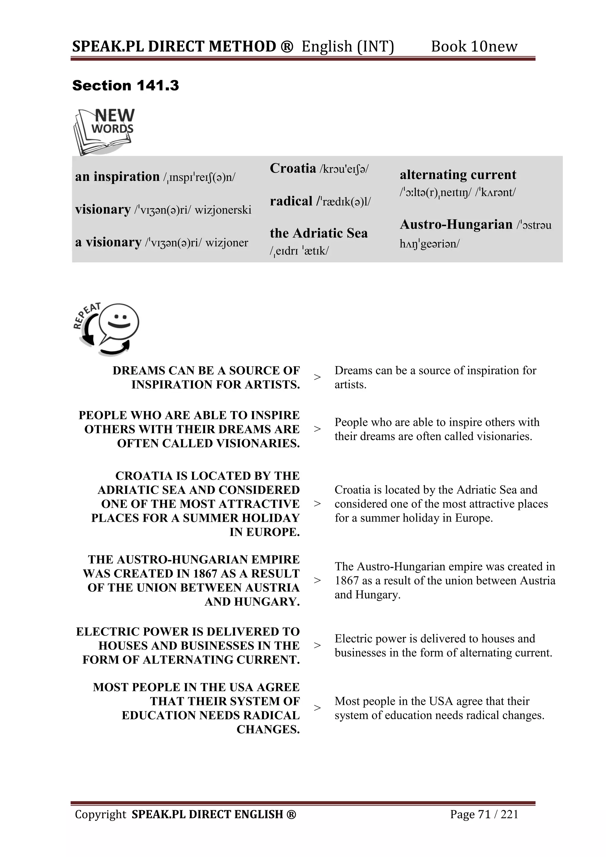 DIRECT METHOD ENGLISH - Book10 | PDF