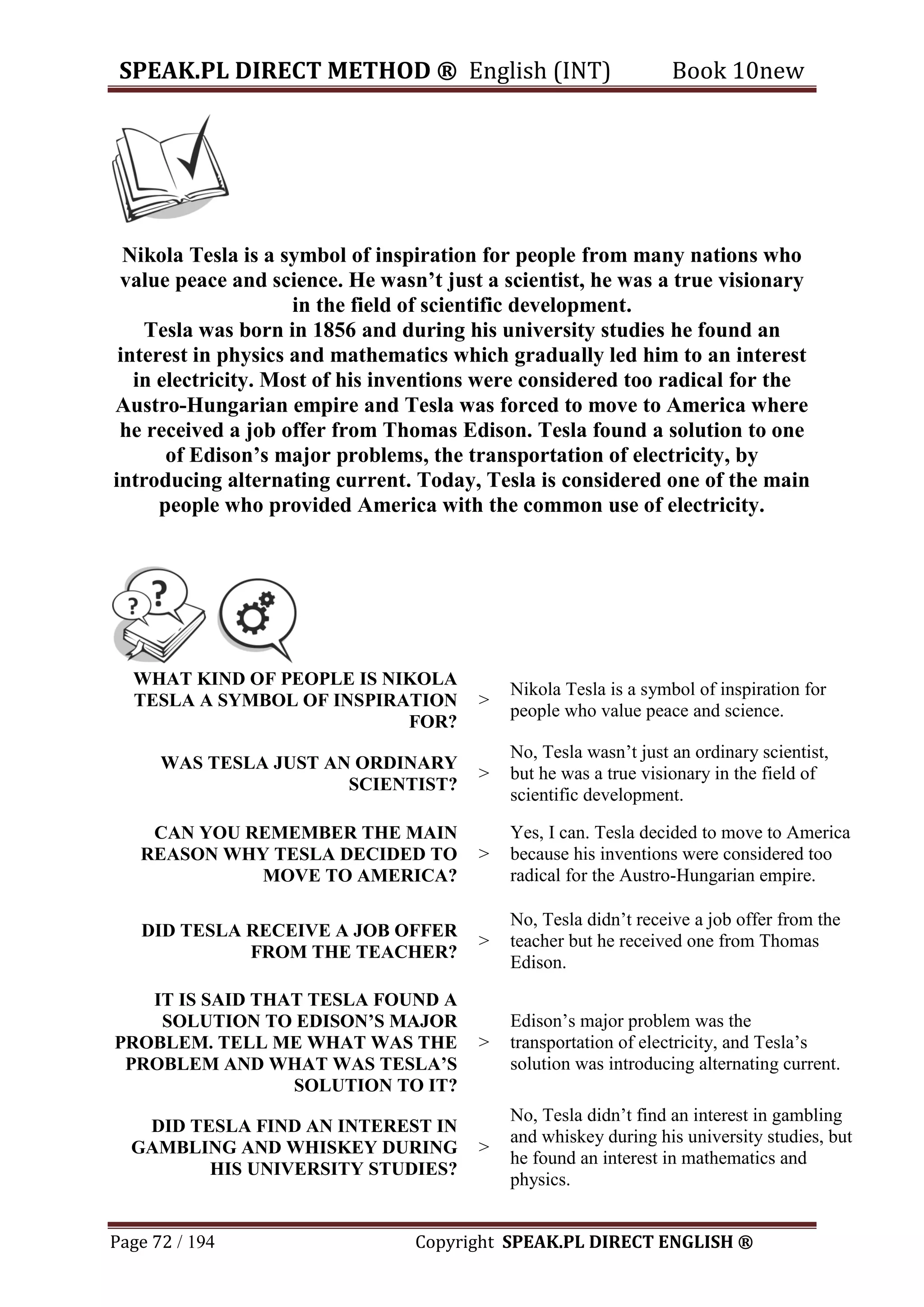 DIRECT METHOD ENGLISH - Book10 | PDF