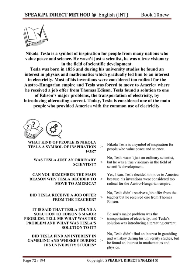 DIRECT METHOD ENGLISH - Book10 | PDF