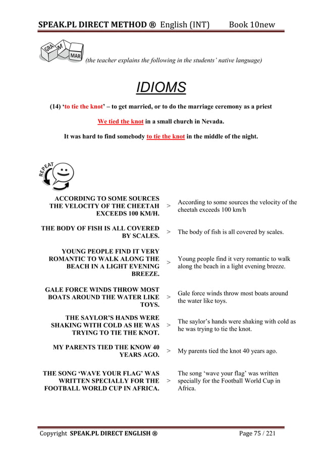 DIRECT METHOD ENGLISH - Book10 | PDF