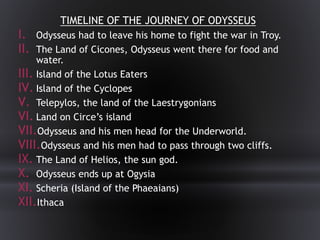 Odyssey: Book 13/Book XIII by: Homer | PPTX