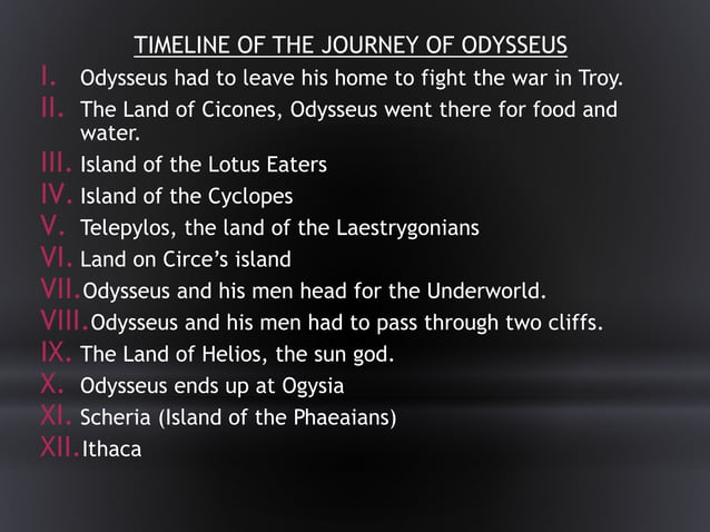 Odyssey: Book 13/Book XIII by: Homer | PPTX | Death, Injury, or ...