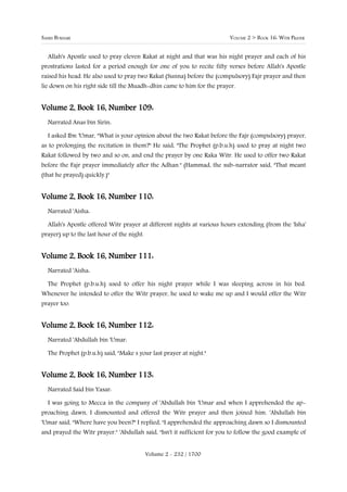 Book 16 witr prayer | PDF