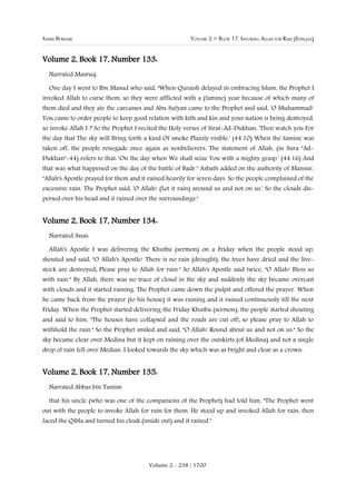 Book 17 invoking allah for rain (istisqaa) | PDF