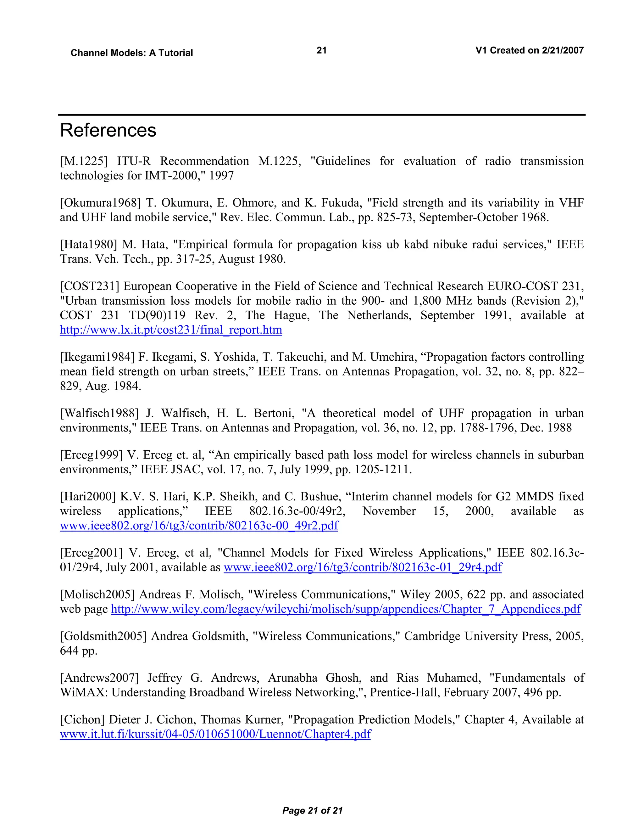 Book1_channel_model_tutorialtutorialtutor | PDF