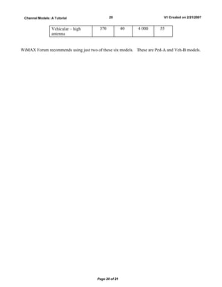 Book1_channel_model_tutorialtutorialtutor | PDF