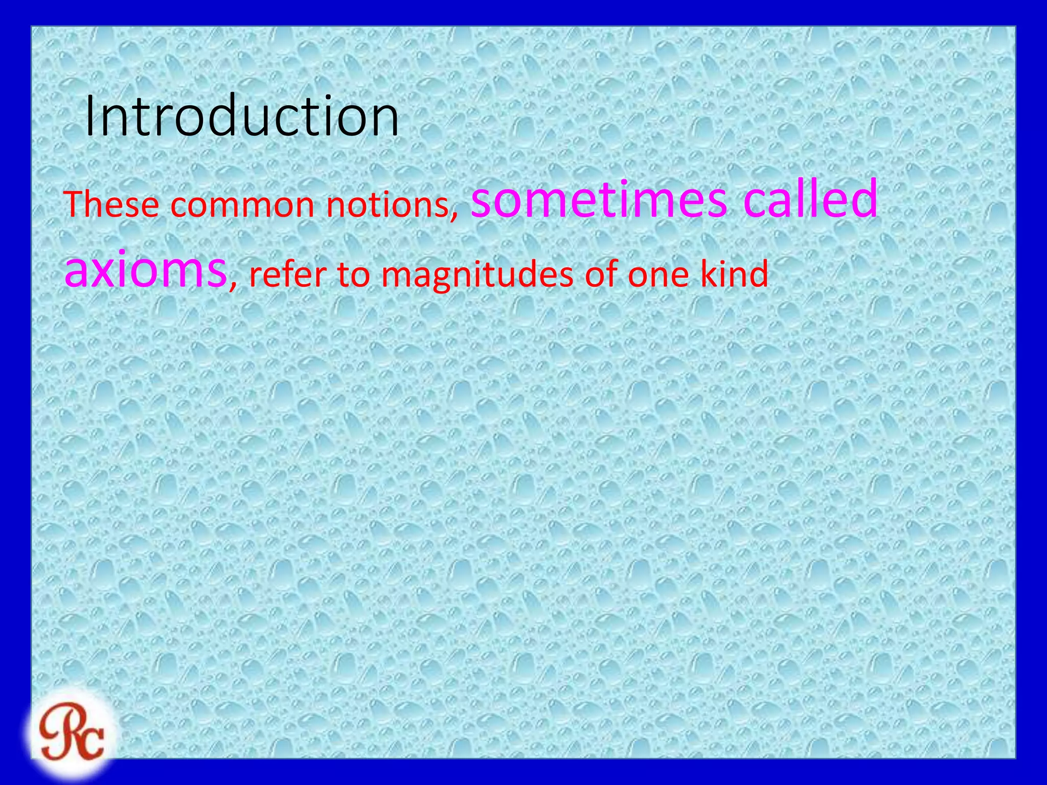 Book 1 common notion | PPT