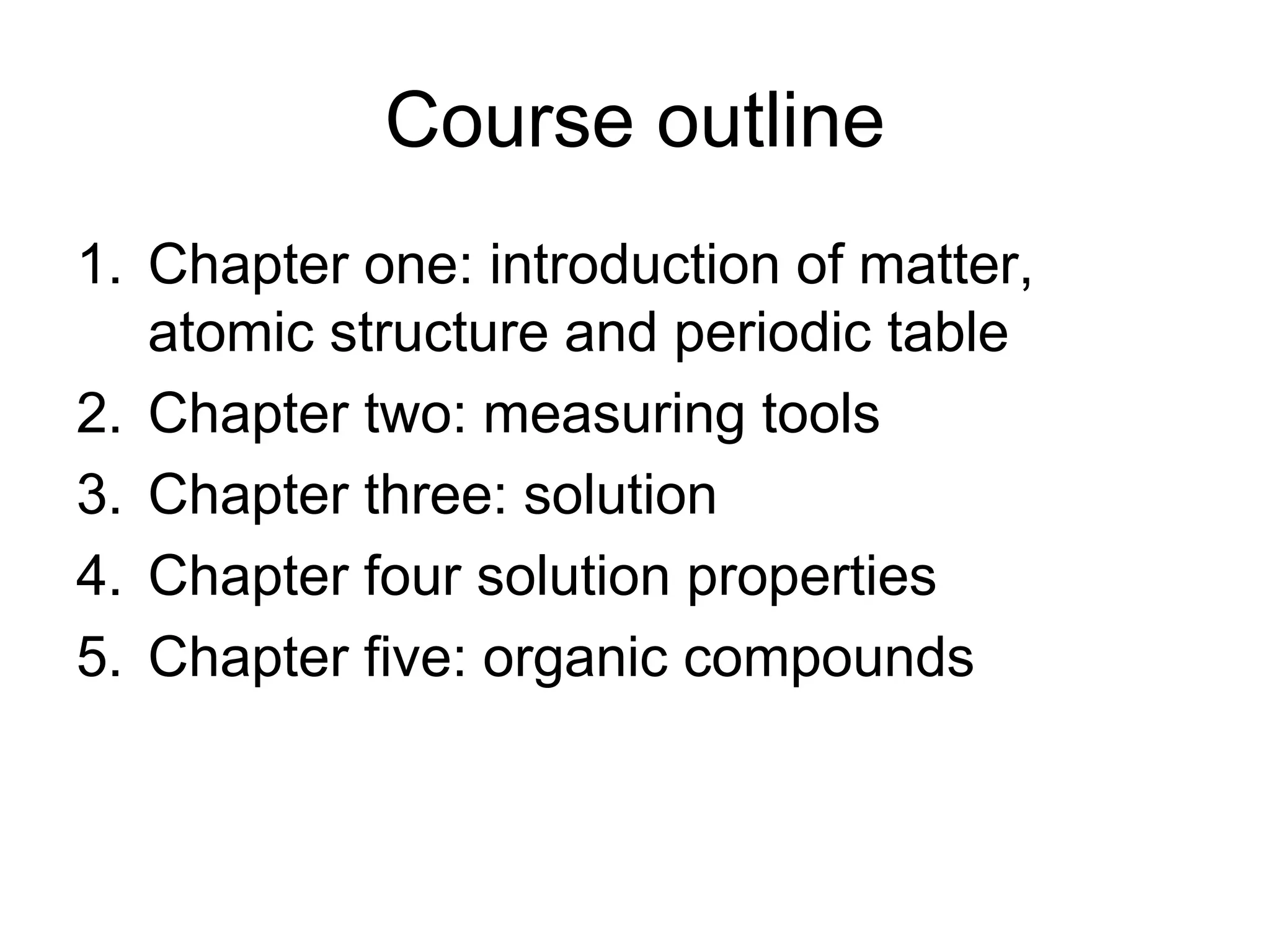 book 1; general chemistry.ppt for year one students | PPT