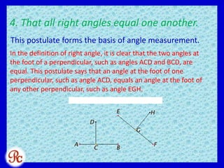Book 1 postulates | PPTX | Geography | Science