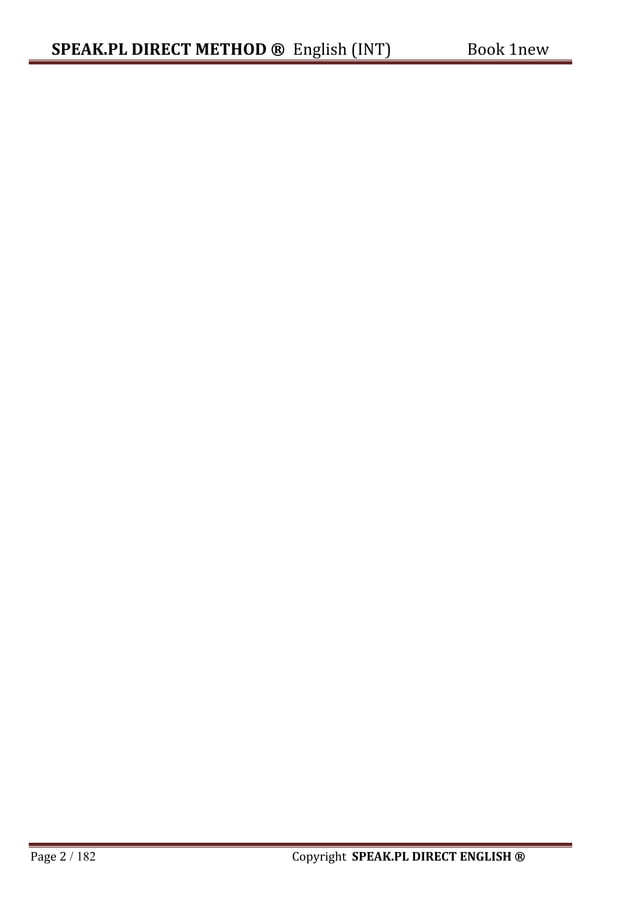 Book1 SPEAK DIRECT METHOD ® ENGLISH - sample international version | PDF