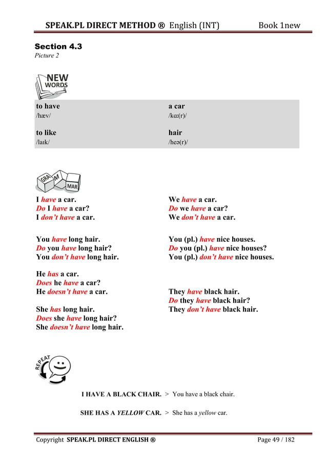Book1 SPEAK DIRECT METHOD ® ENGLISH - sample international version | PDF