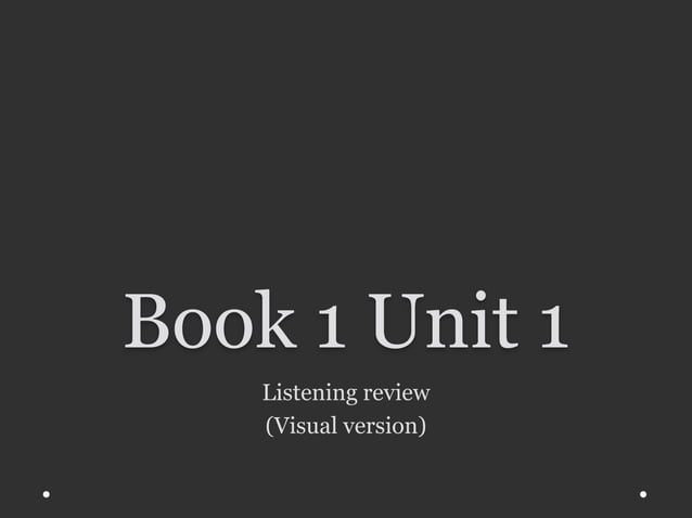 New Horizon Book 1 unit 5(2016-2017) | PPTX