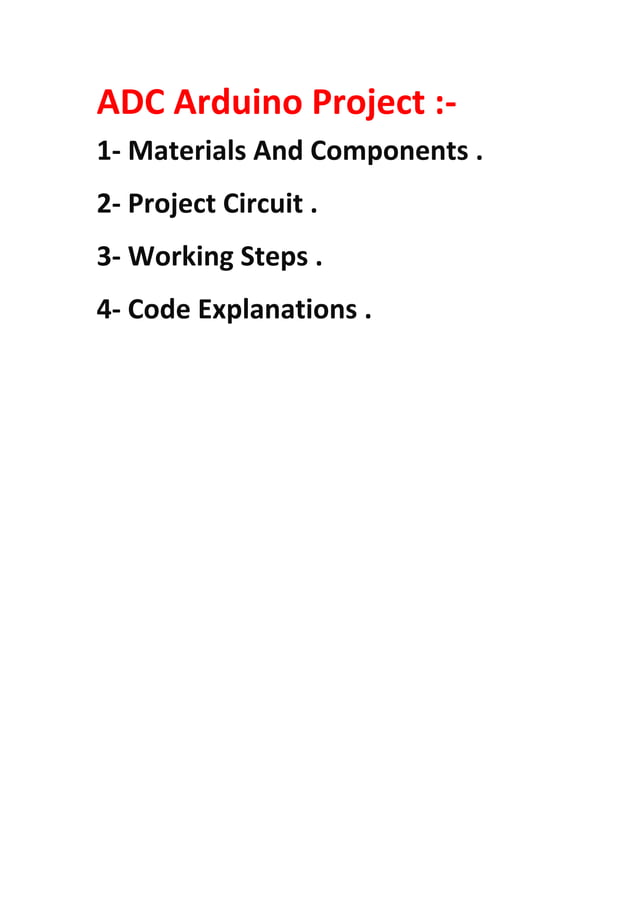 Arduino Thermometer | PDF