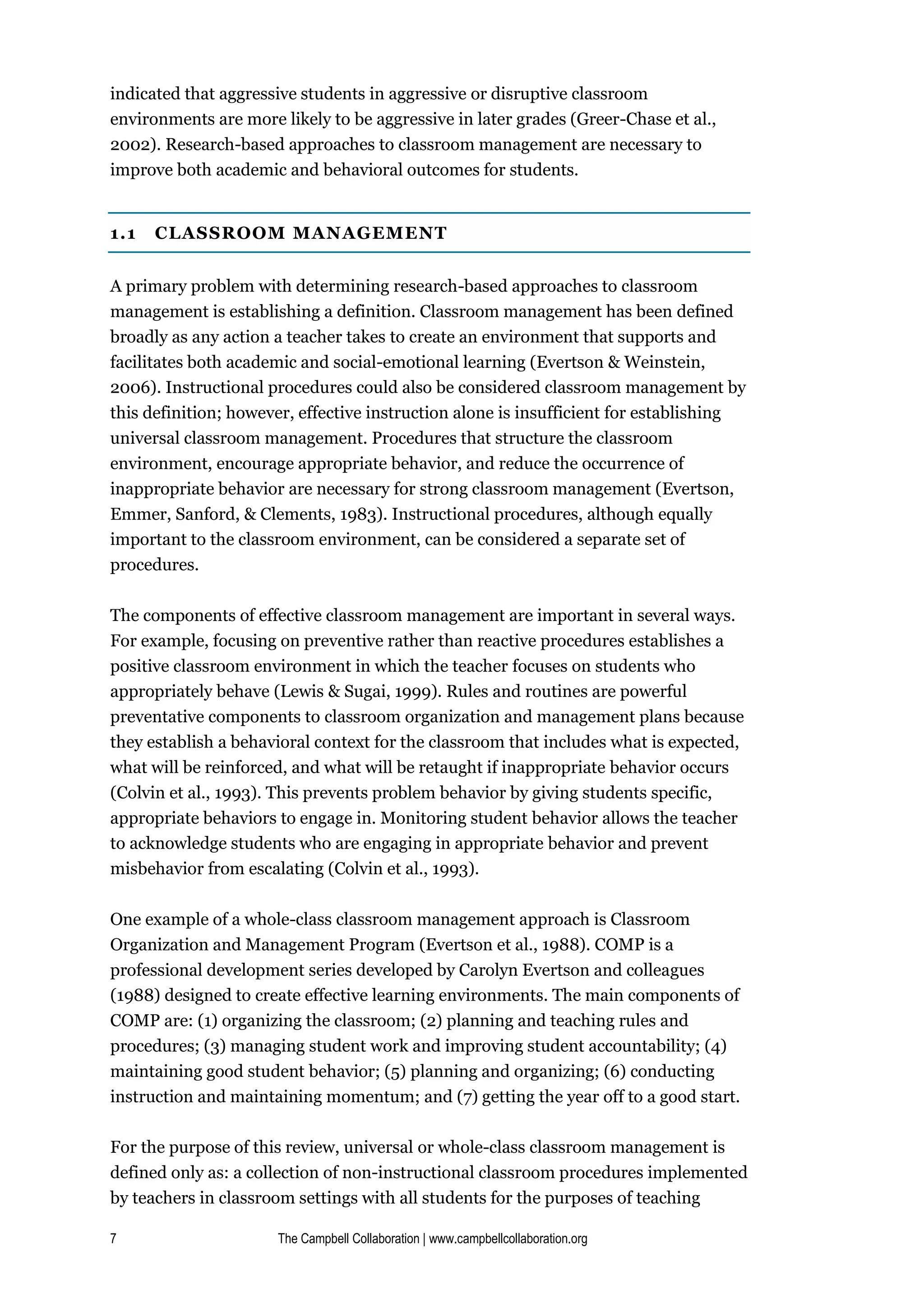 Teacher classroom management practices: effects on disruptive or ...