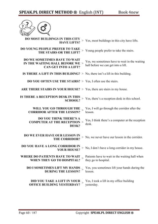 Book4 SPEAK DIRECT ENGLISH ® books - sample international version | PDF