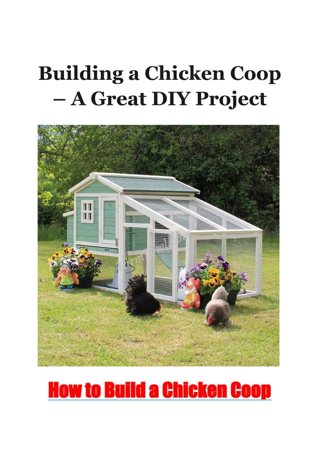 Building a Chicken Coop - A Great DIY Project | PDF