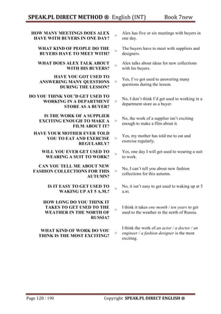 Book7 DIRECT METHOD ENGLISH - SPEAK DIRECT METHOD | PDF